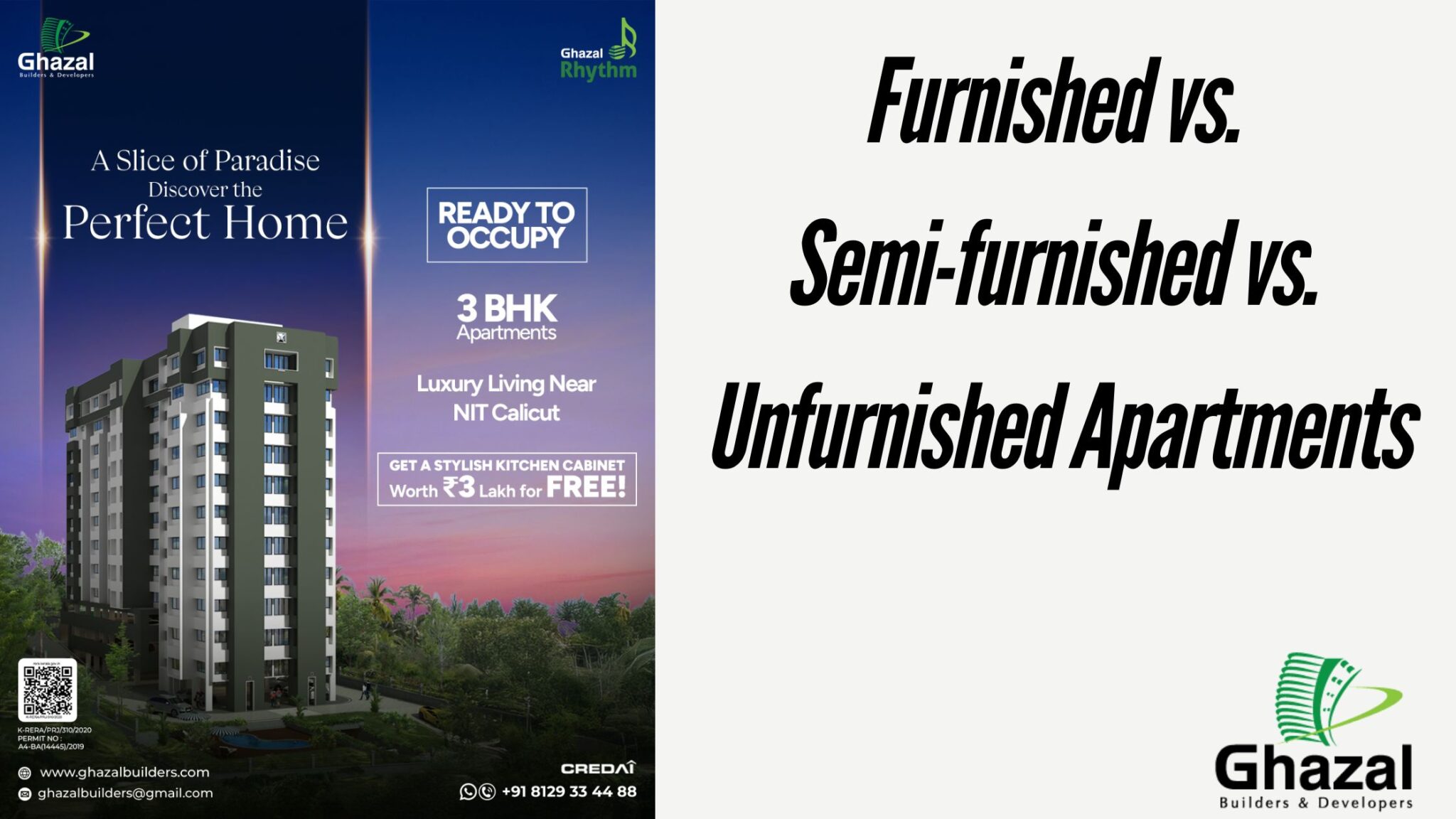 Unfurnished vs Semi-Furnished vs Fully Furnished Apartments - Which One ...